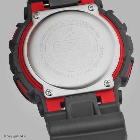 Montre G-Shock Classic GA-100 noir/rouge
