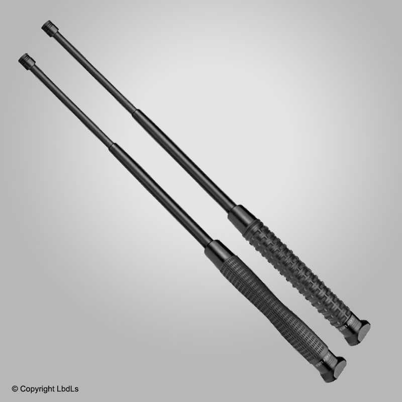 Bâton télescopique avec bouton triangle 20" ESP noir sans étui