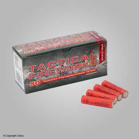 Boite de 50 fusées crépitantes 15mm