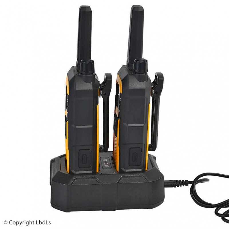Boite de 2 RB648 Retevis IP67 PMR446 chargeur double