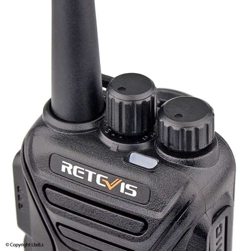 Pack de 6 RT27 Retevis PMR446 et chargeur 6