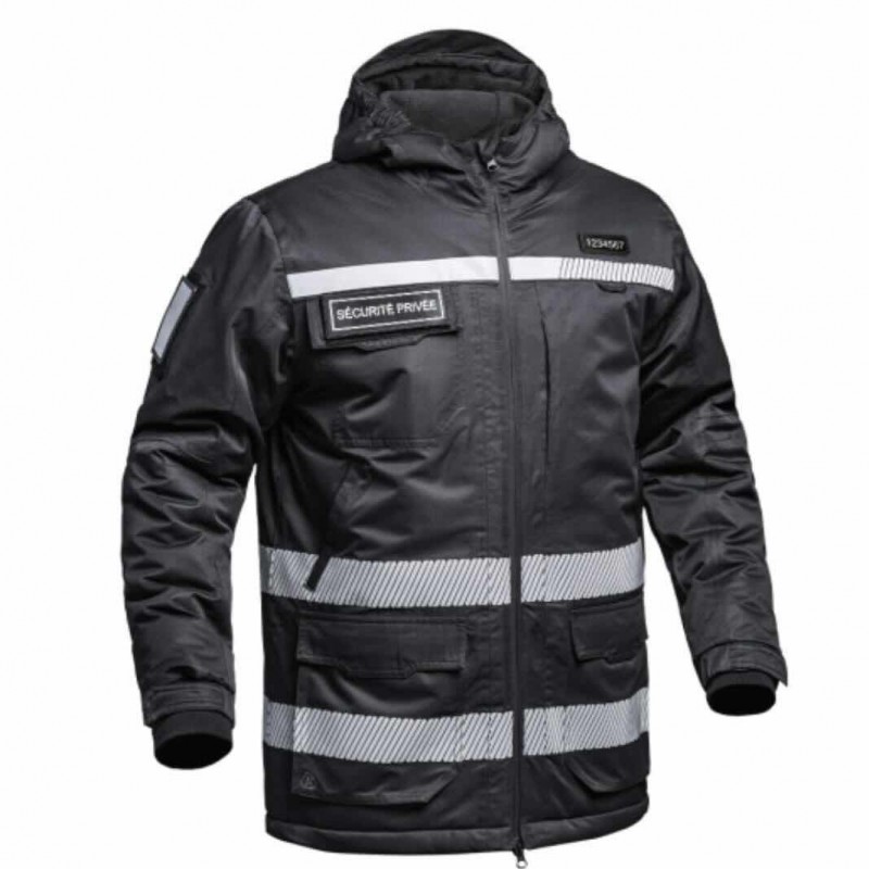 Parka Hardshell SECU-ONE HV-TAPE SECURITE PRIVEE
