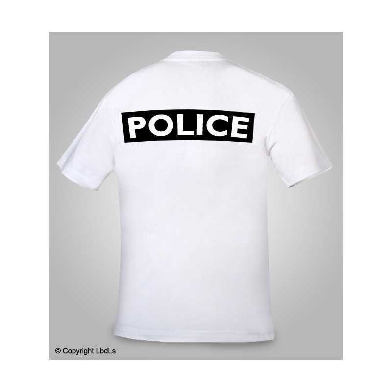 Tee shirt siglé POLICE rectangle